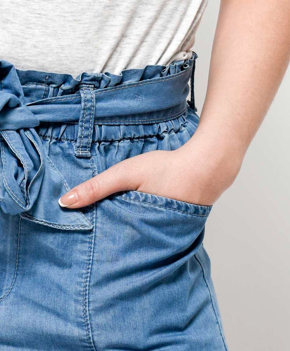 Short mujer tencel lazo - TRICOT