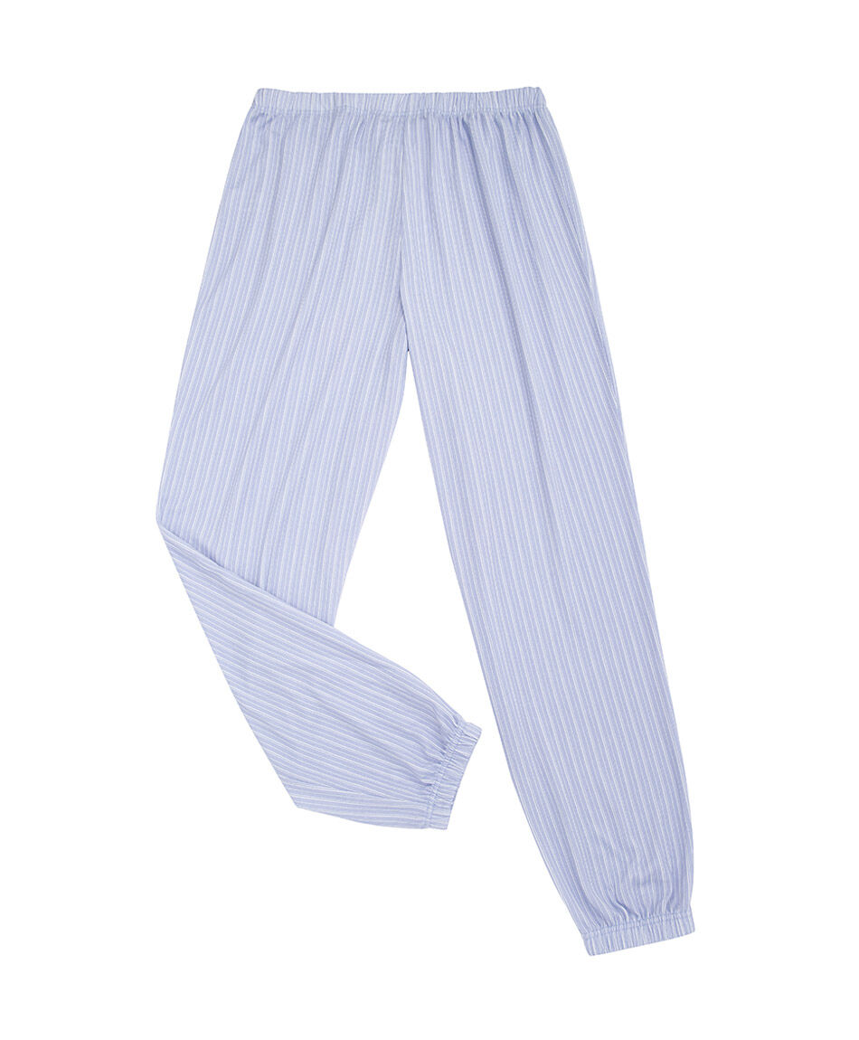 Pijama mujer abotonado blue melagne - TRICOT