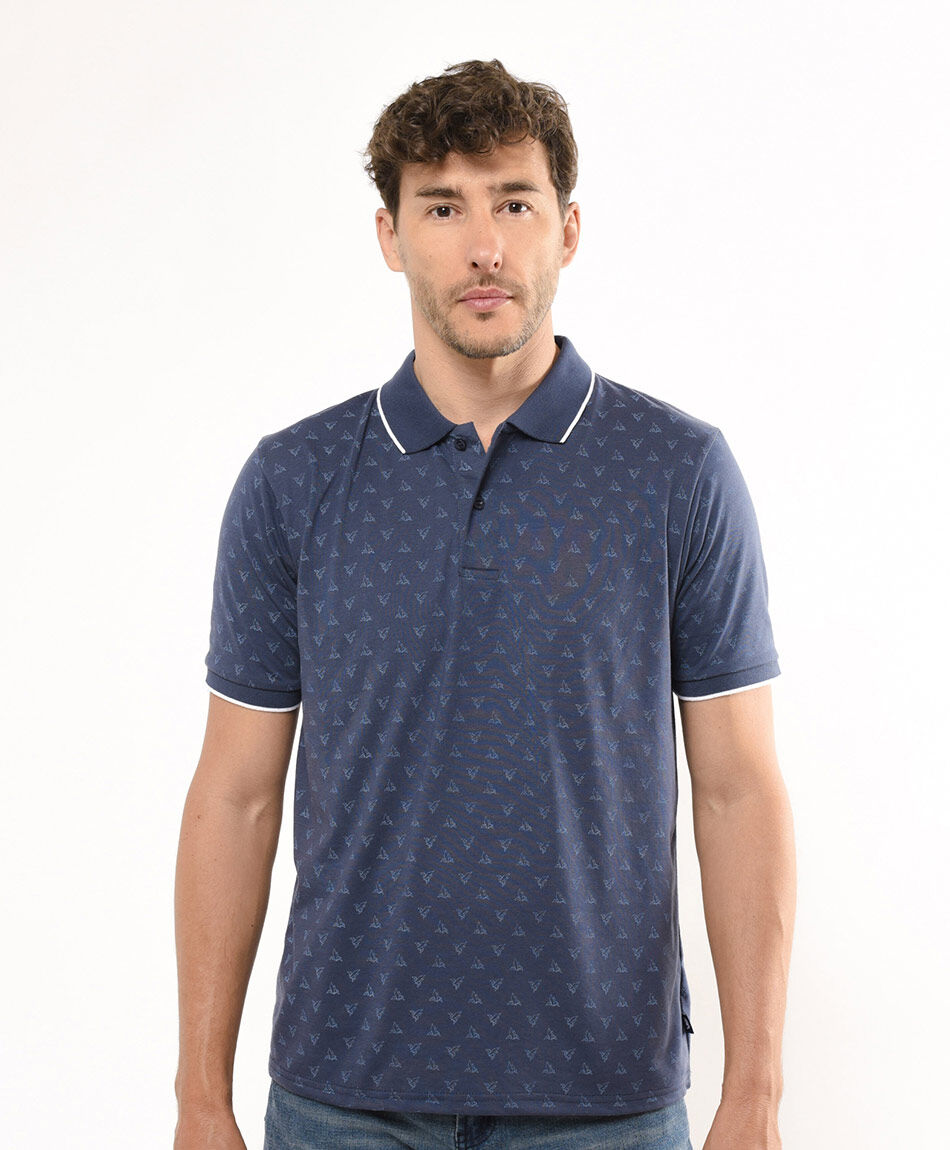 Polera hombre polo origami - TRICOT