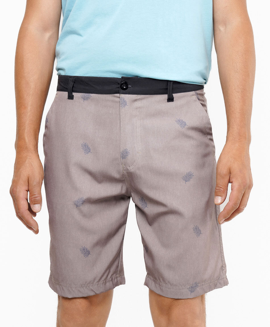 Short hombre estampado hojas - TRICOT