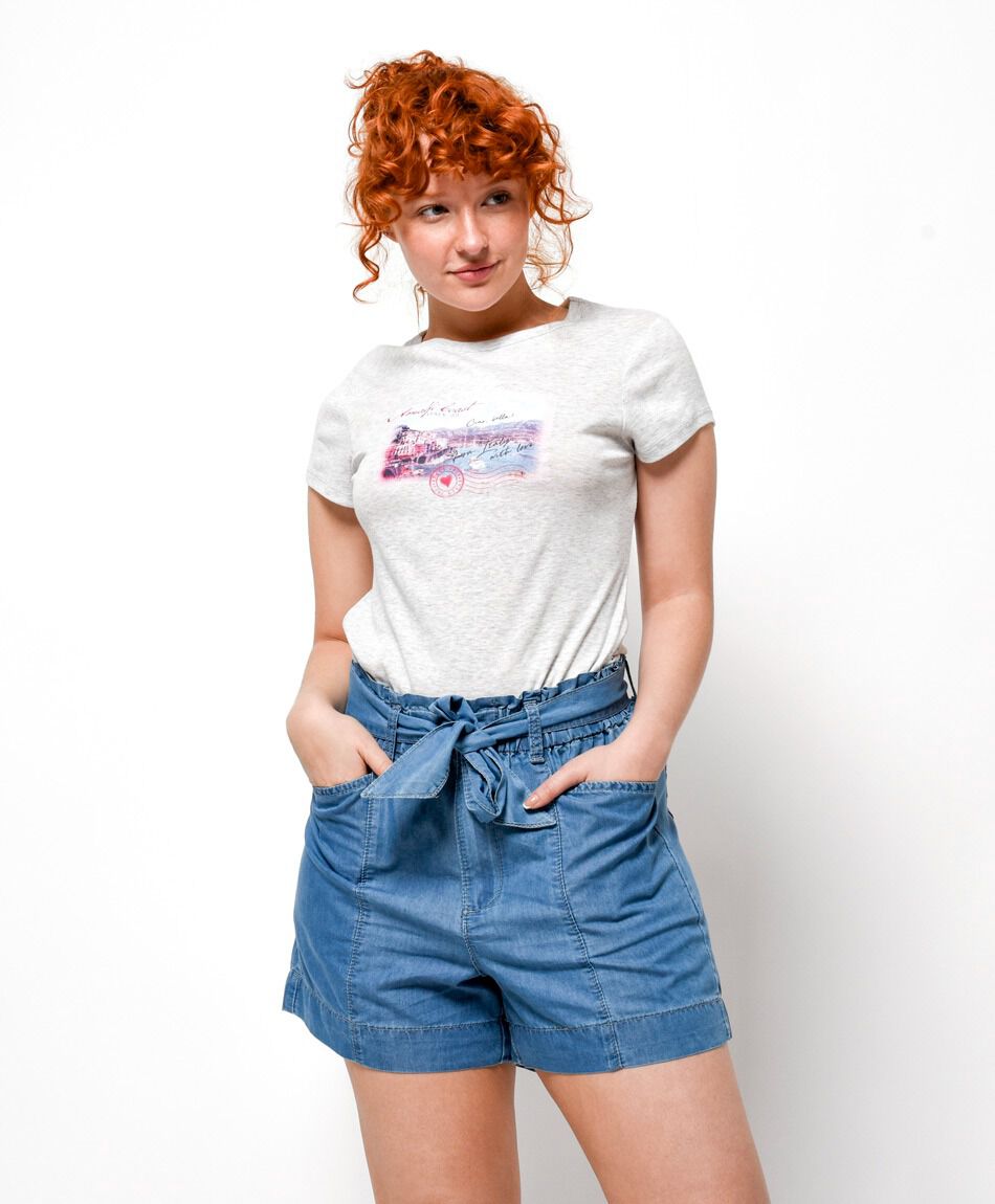 Short mujer tencel lazo - TRICOT