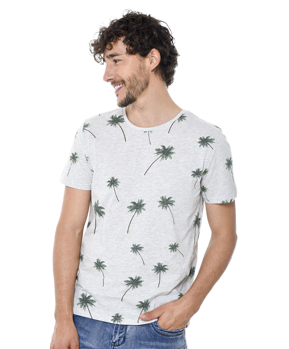 Polera estampada - TRICOT