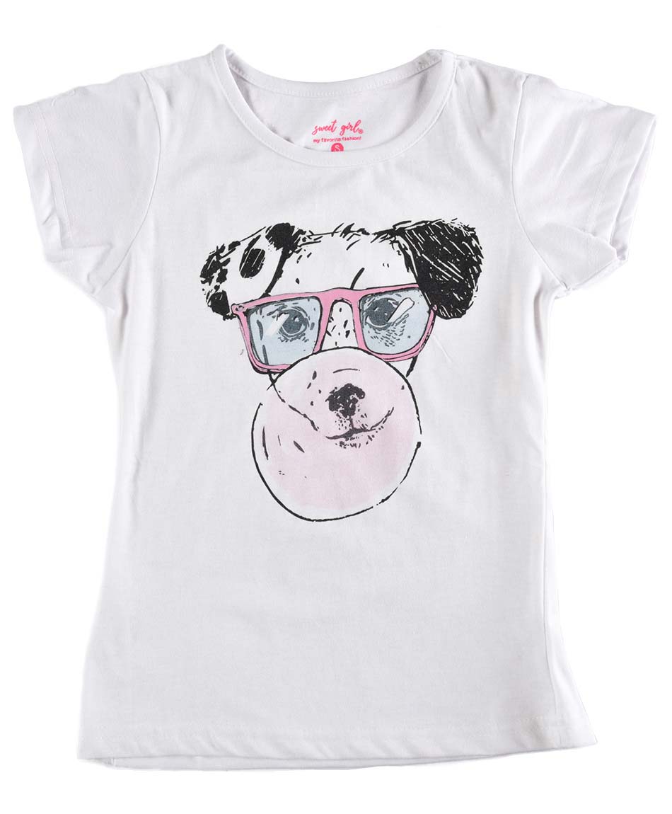 Polera estampada - TRICOT