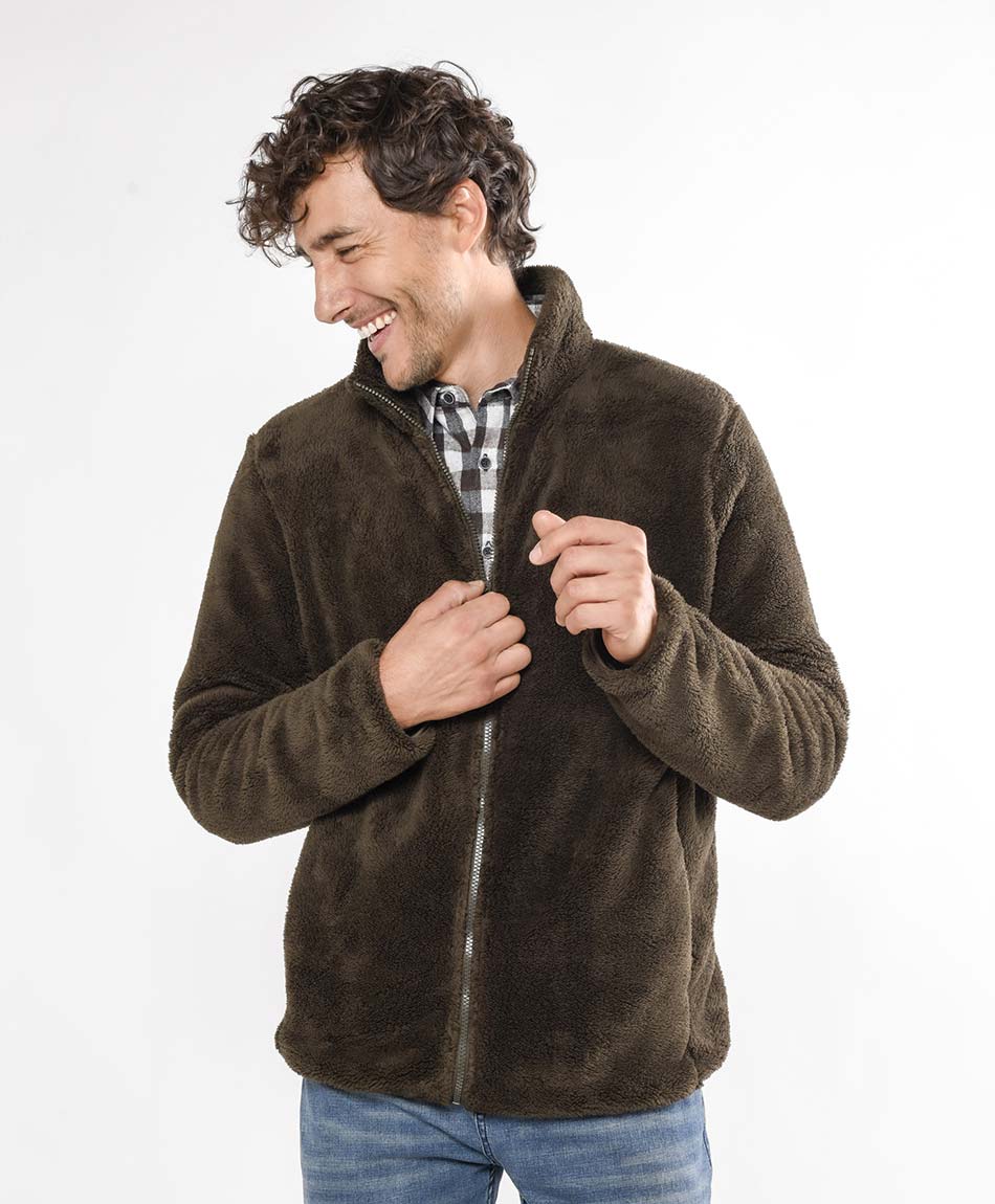 Polerón hombre liso chiporro - TRICOT