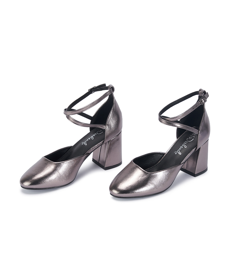 Zapato mujer shiny taco alto - TRICOT