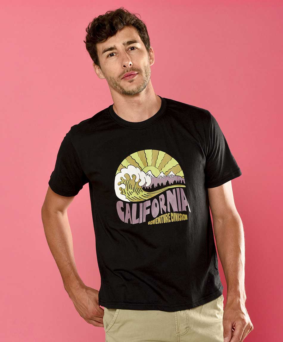 Polera estampada - TRICOT