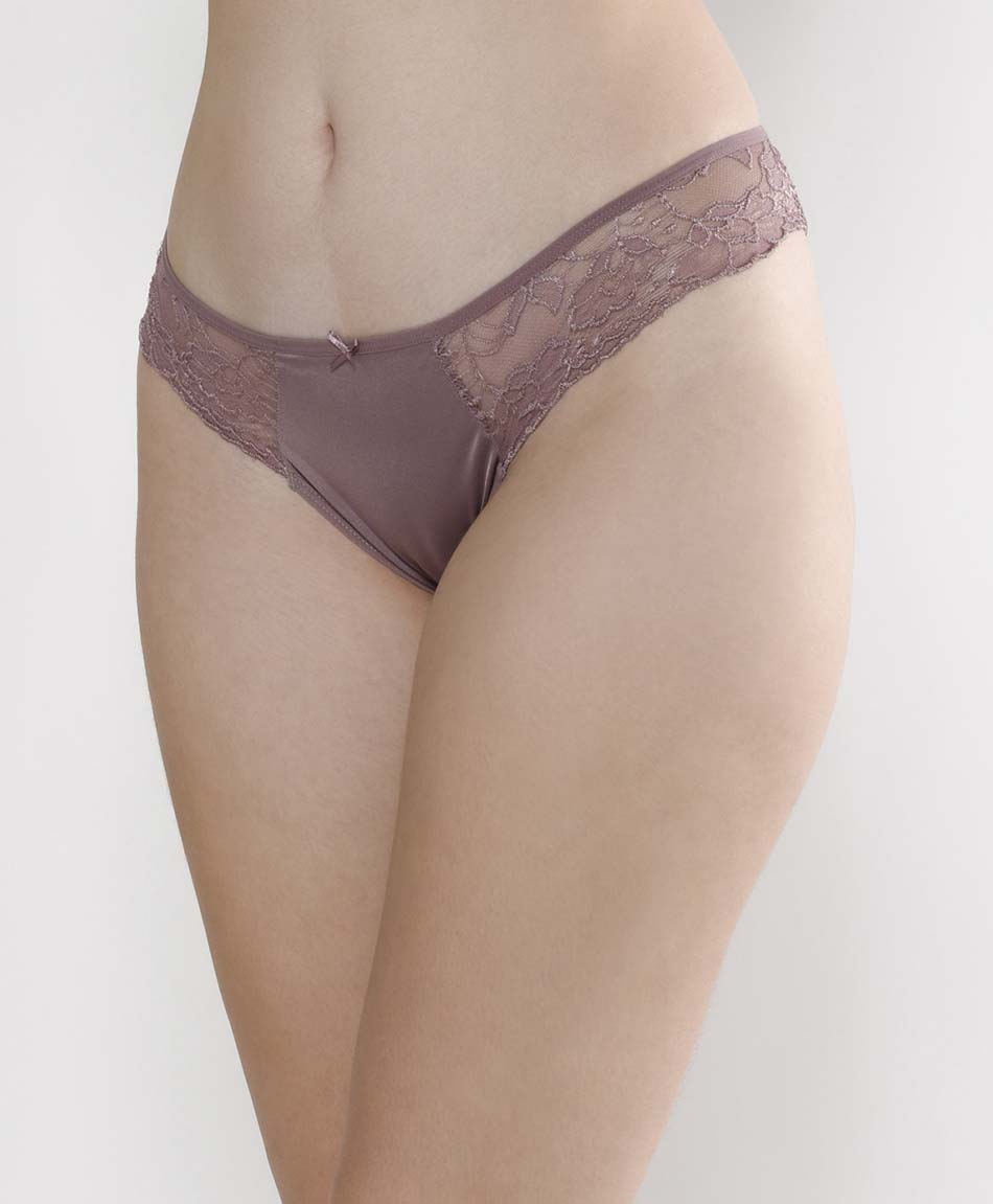 Tanga Mujer Encaje Lateral Tricot