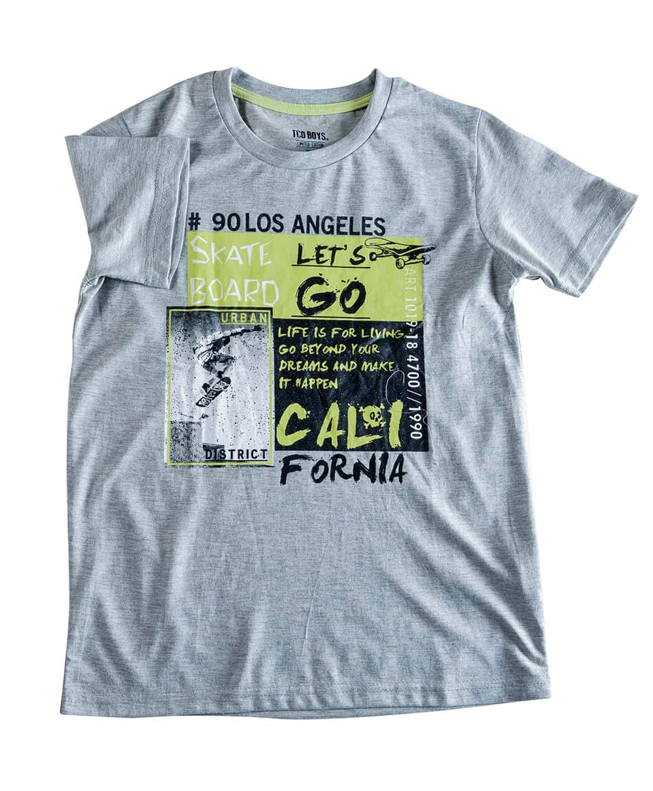 Polera estampada - TRICOT