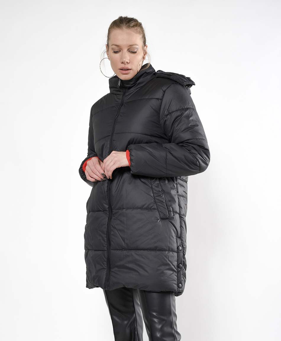 Parka mujer extra larga - TRICOT