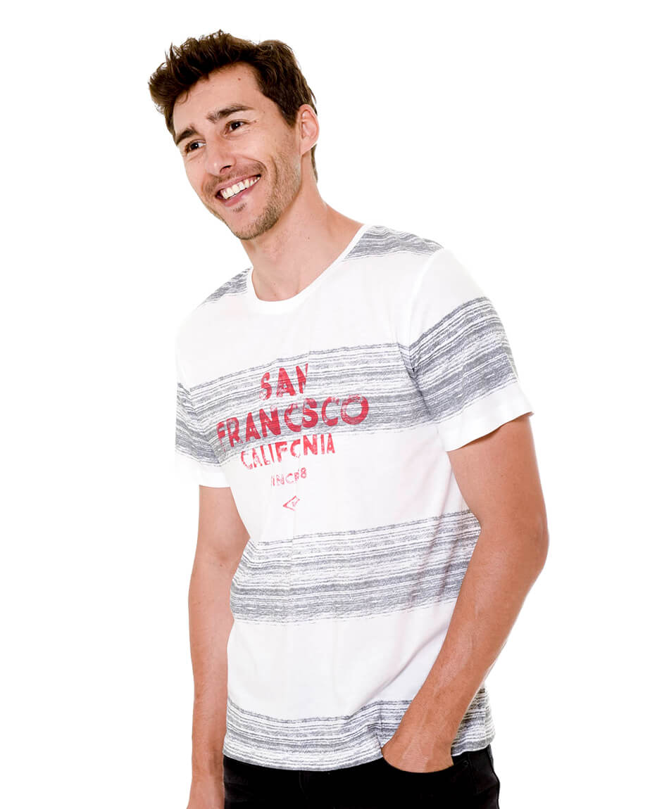 Polera fashion rayas - TRICOT