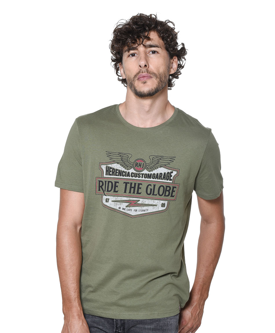 Polera estampada - TRICOT