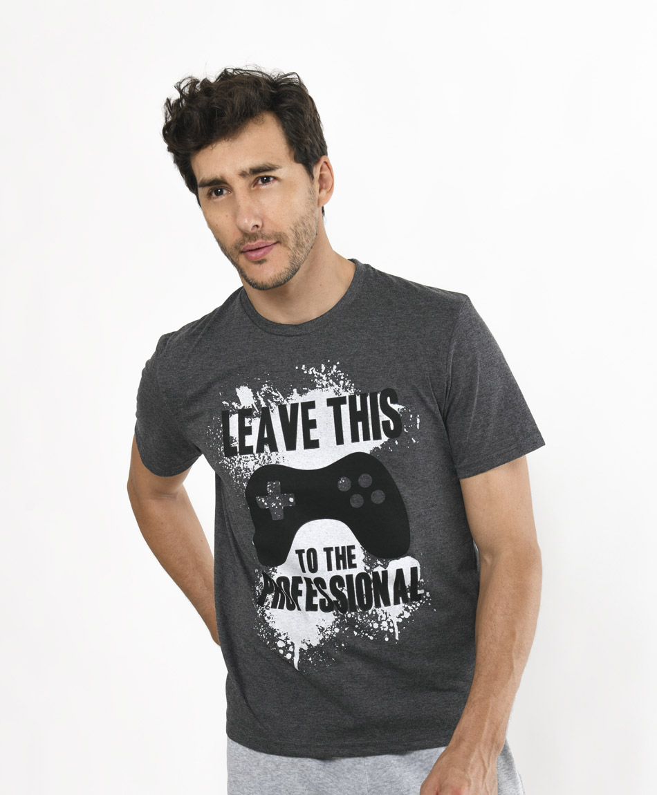 Polera deportiva hombre gamer - TRICOT