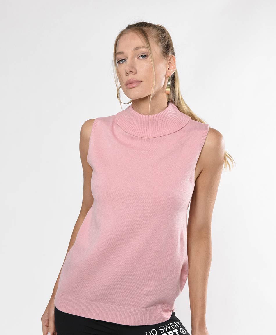 Sweater mujer sin mangas - TRICOT