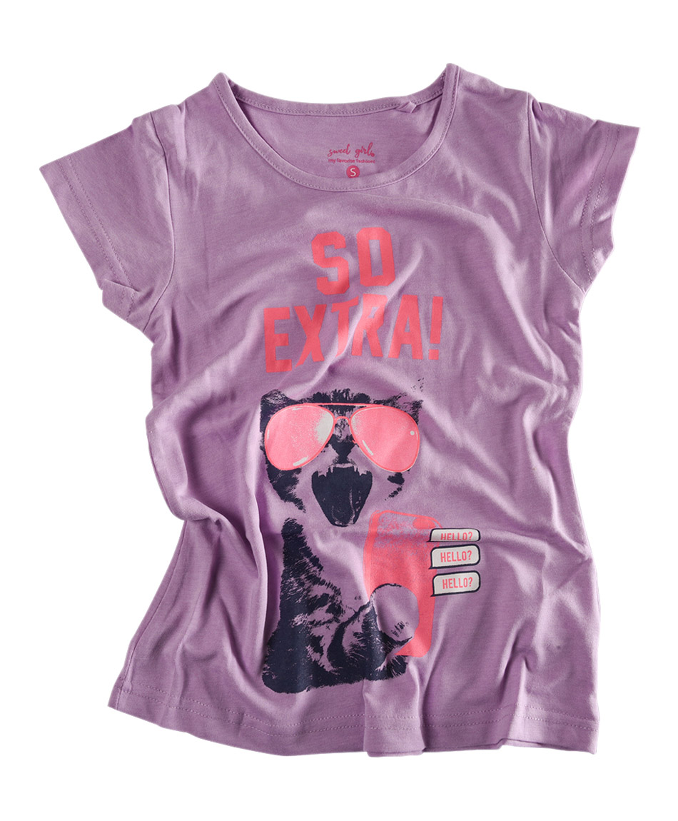 Polera estampada - TRICOT