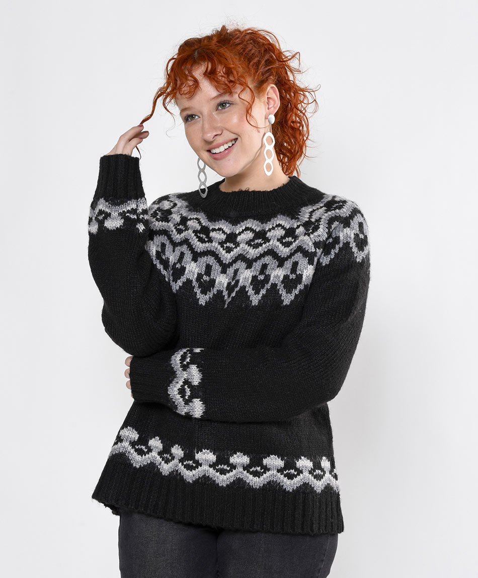 Sweater mujer grueso - TRICOT
