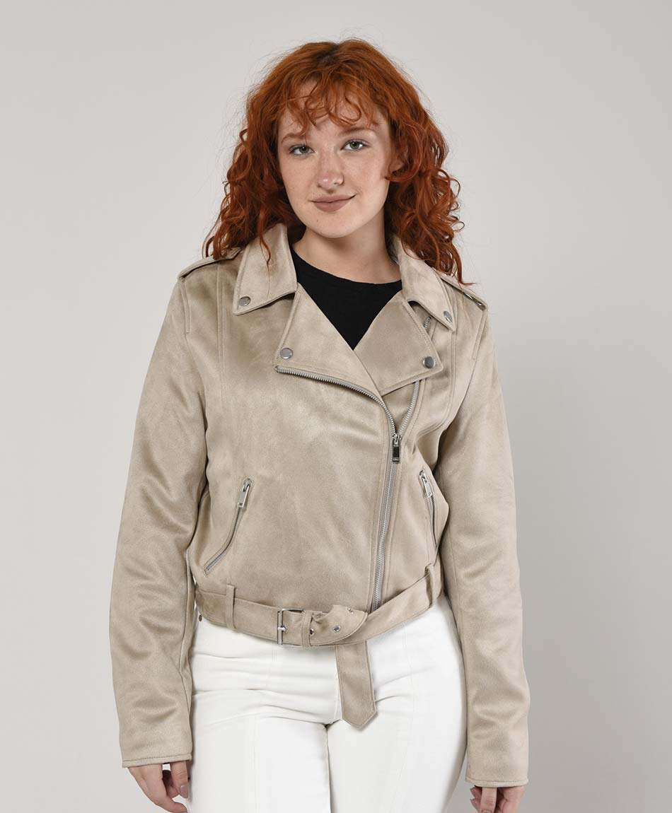 Chaqueta mujer gamuza - TRICOT