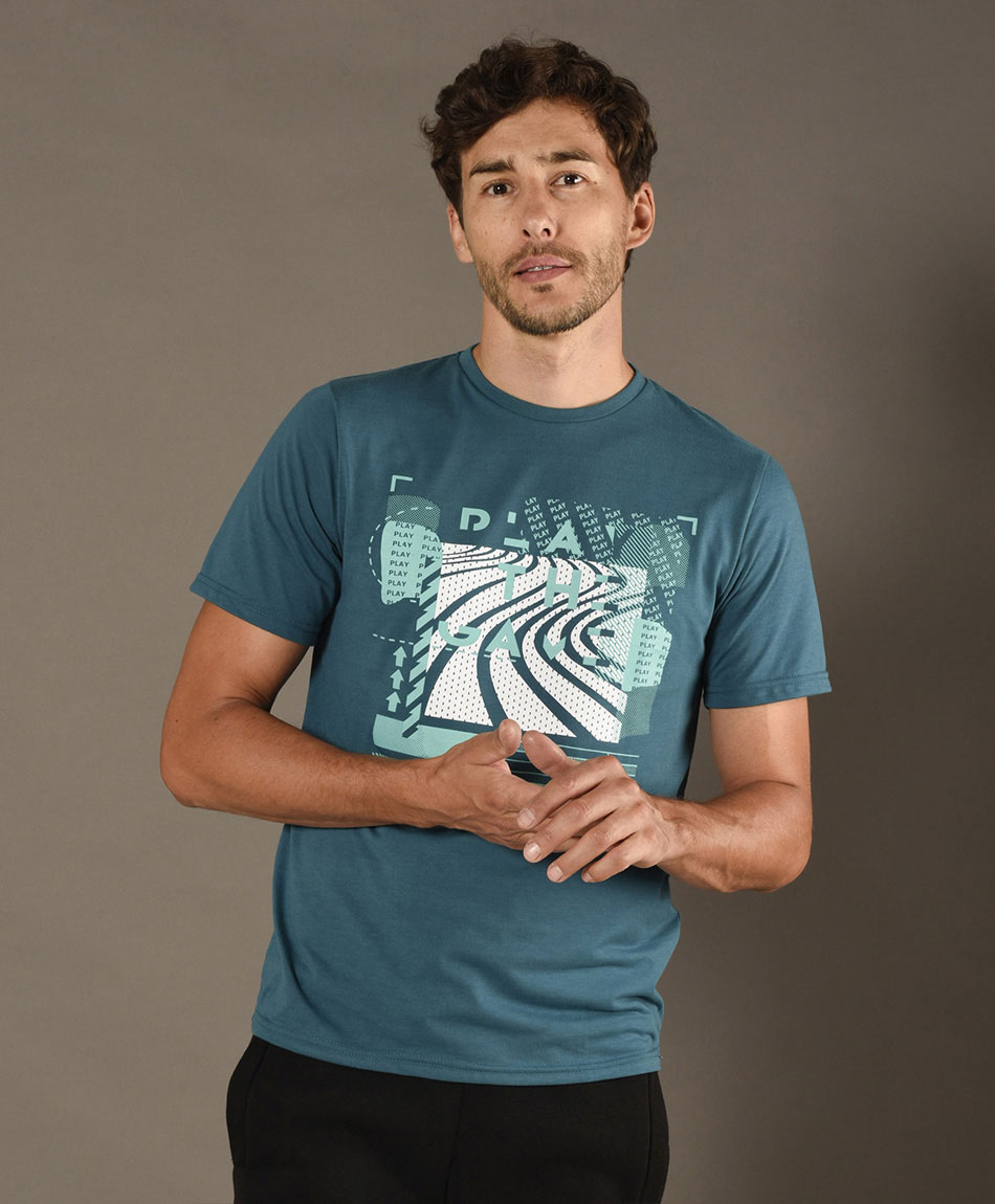 Polera estampada - TRICOT