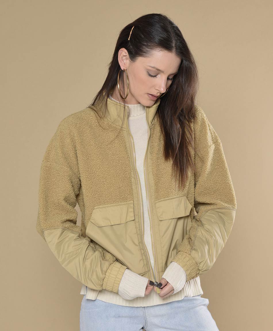 Chaqueta mujer chiporro mix - TRICOT