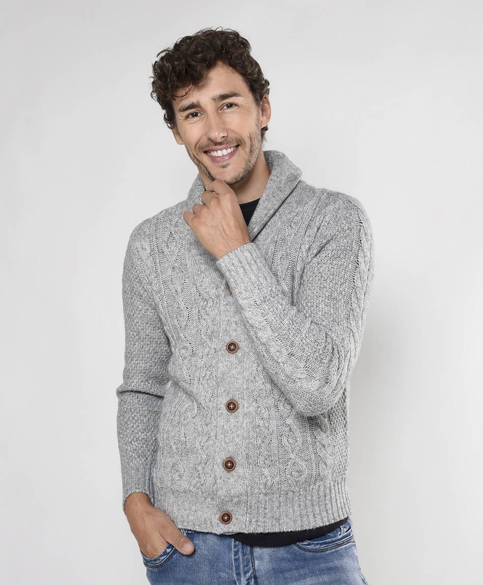 Sweater hombre trenzas - TRICOT