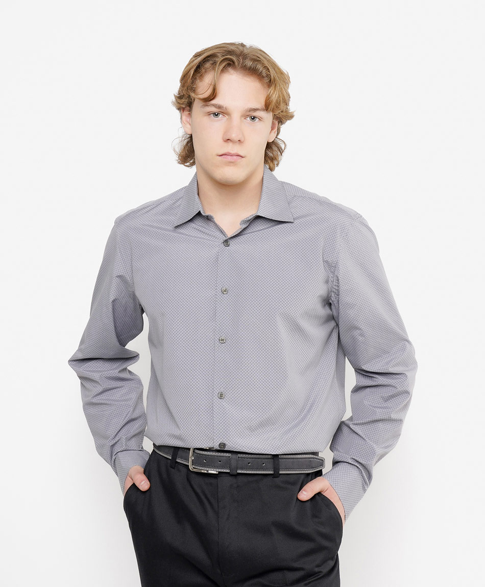 Camisa hombre gris - TRICOT