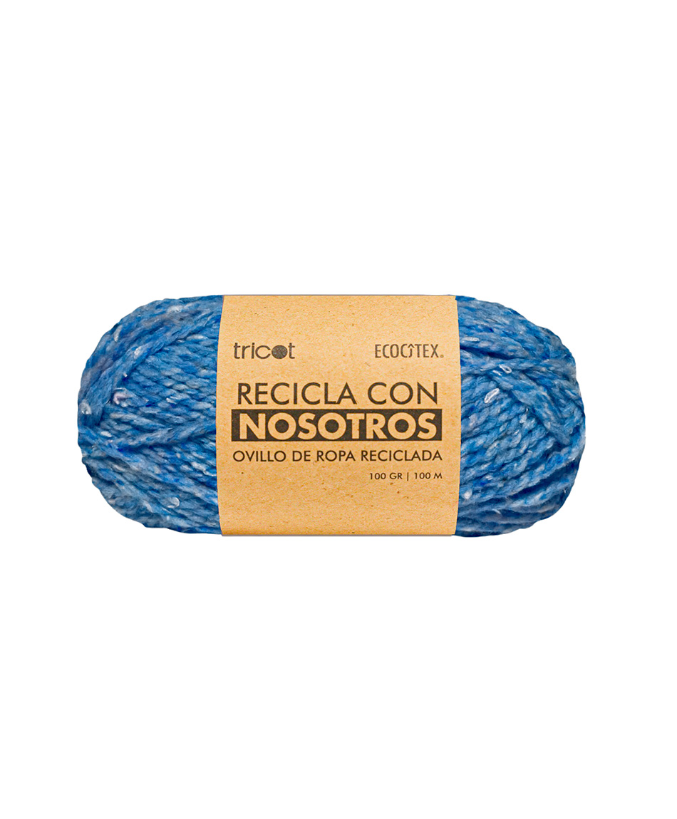 Ovillo color azulino - TRICOT