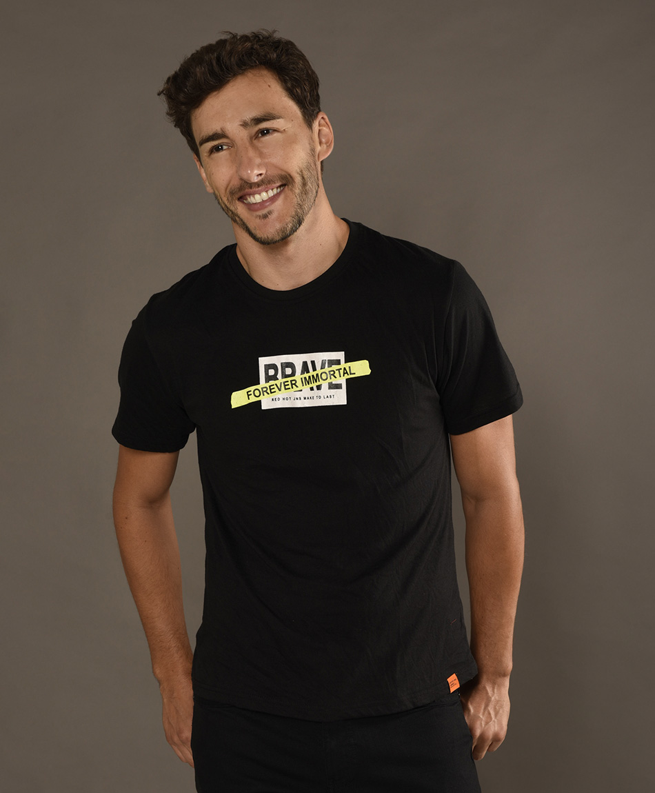 Polera estampada - TRICOT