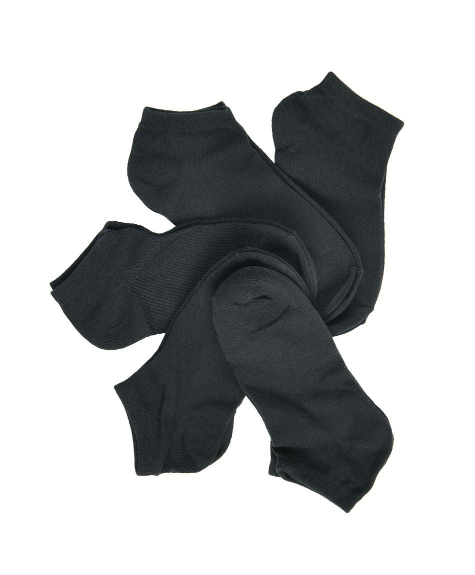 Pack 5 calcetines mujer corto liso - TRICOT