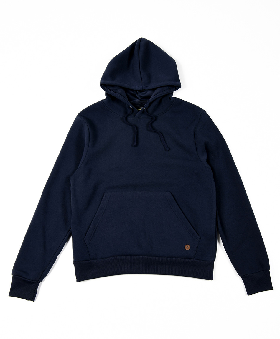 Polerón básico escolar azul canguro - TRICOT