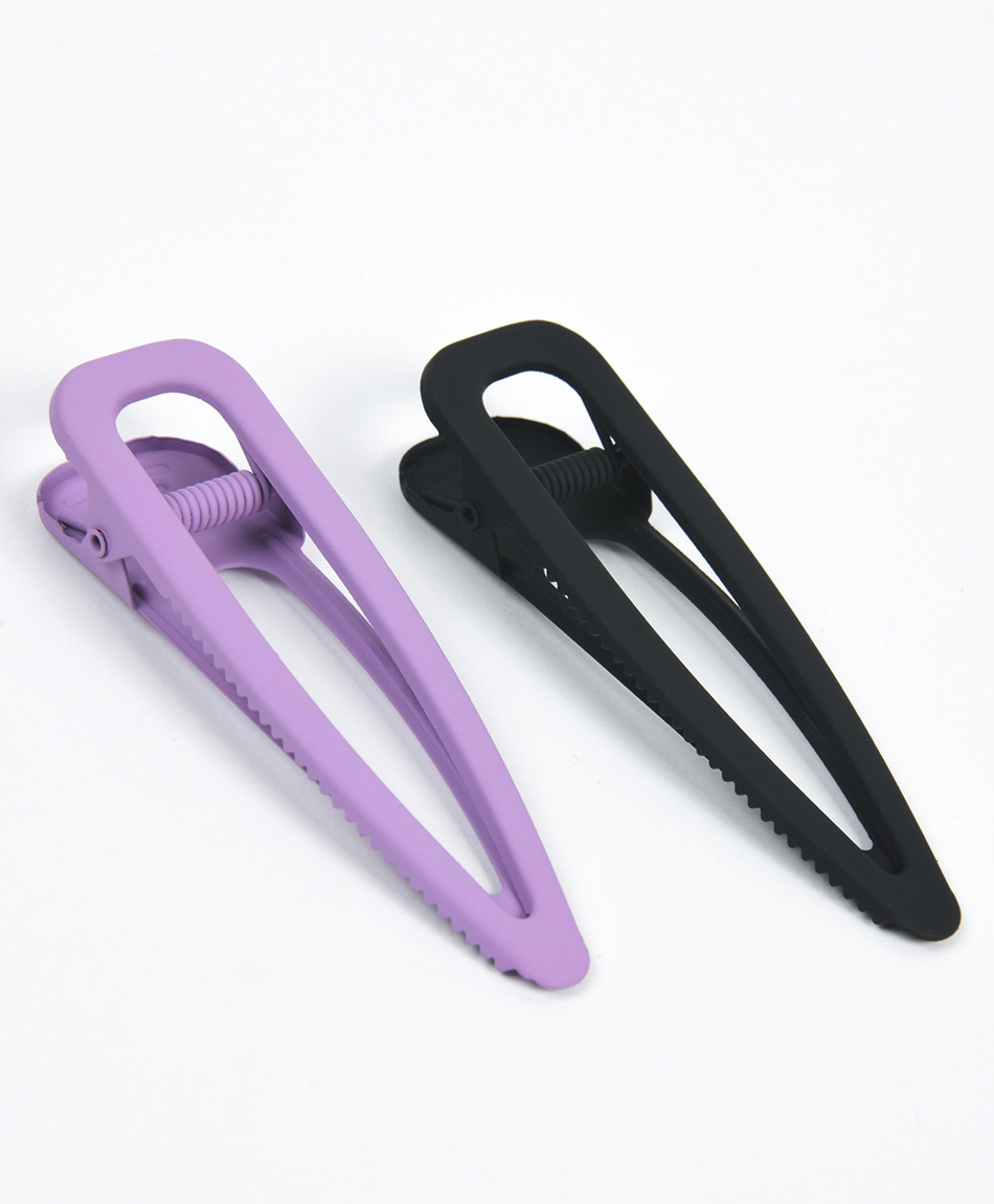Set 2 clip mujer bicolor - TRICOT